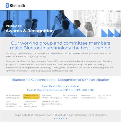 Espressif Takes The Lead In Supporting Bluetooth® Mesh Protocol 11