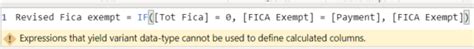 Solved Expressions That Yield Variant Data Typ Cannot Be Microsoft Fabric Community