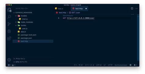 Express js node js からMongoDBへの接続とRestfull APIの設定 アールエフェクト