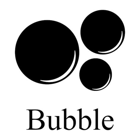 Premium Vector Bubble Icon Vector