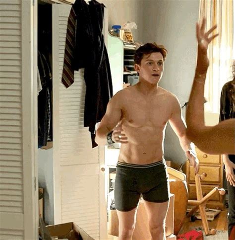 Tom Holland In Boxer Briefs