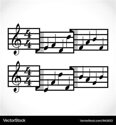 Musical Notation Sheet Music Royalty Free Vector Image