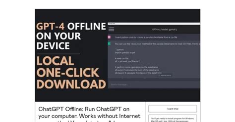 Offline Chatgpt Ai Tool • Anyfp