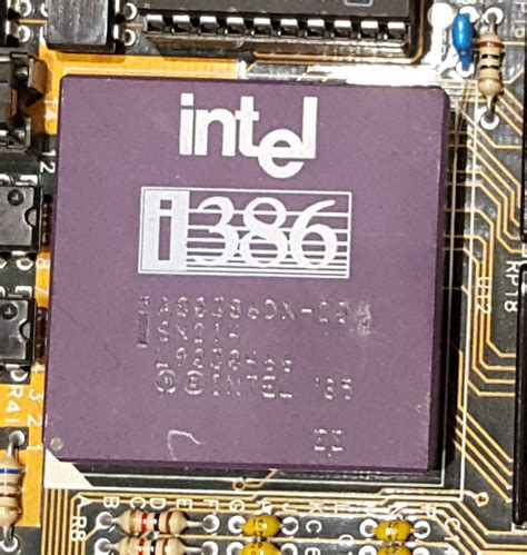 Dos Days Chips And Technologies I386 Motherboard 1988 Part 1