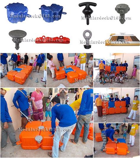 China Jet Float Floating Dock Cubes Boat Floating Docks China Floating Dock Plastic Pontoon Cubes