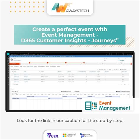 How To Set Up Your Event In Dynamics 365 4waystech Posted On The Topic Linkedin