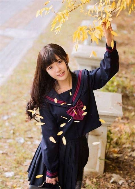 Jk黑色水手服，最想让女朋友穿上它
