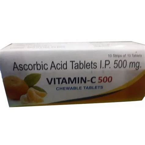Ascorbic Acid Chewable Tablets Ip 500mg Prescription At ₹ 180box In