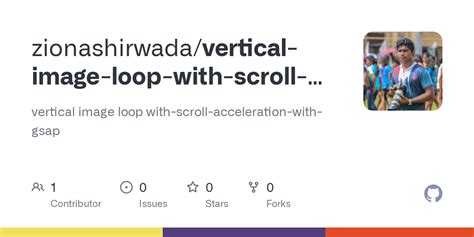 Github Zionashirwadavertical Image Loop With Scroll Acceleration Vertical Image Loop With