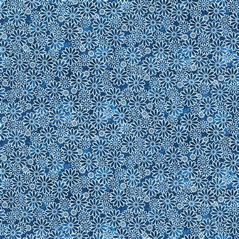Fabric Traditions Blue Tonal Daisies Cotton Fabric Michaels Cotton