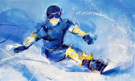 Galerie œuvres Dart Sport Les Peintures De Lucie Llong Artiste Peintre Du Mouvement