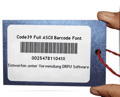 Code Full Ascii Linear Barcode Font Howtobarcode
