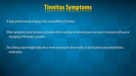 Tinnitus Medication Pptx