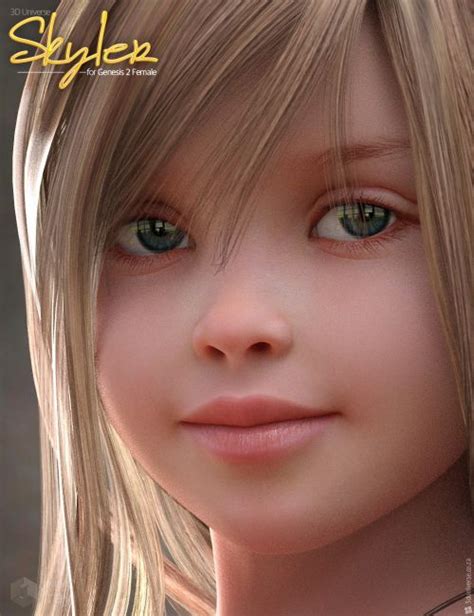 Skyler For Genesis 2 Female S Bundle 3d Models For Daz Studio And Poser