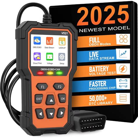 V521 Professional Automotive Scanner Diagnostic Tool Engine Fault Code Reader Obd2eobd Fault