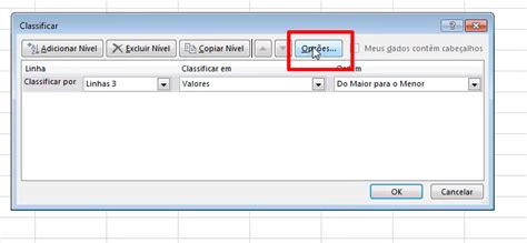 Como Classificar Dados Na Horizontal Excel Ninja Do Excel