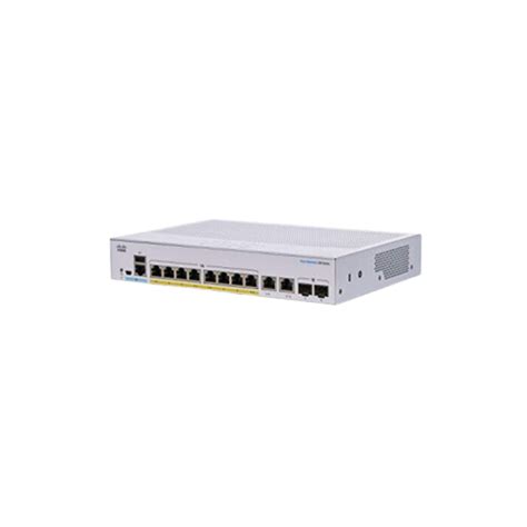 10 Port Gigabit Ethernet Poe Managed Switch Cisco Cbs350 8p 2g Eu