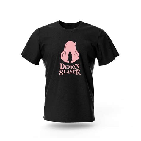 Футболка Незуко Камадо Клинок Рассекающий Демонов Demon Slayer Черная 152 См 16595 — в