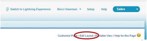Salesforce Where Is Edit Layout In Salesforce Lightning The Marks Group Small Business