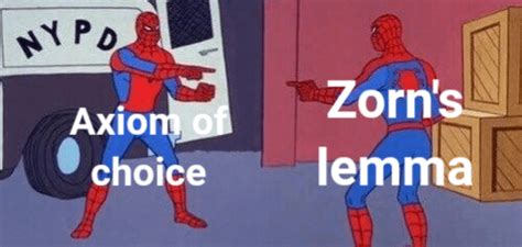 Well Ordering Theorem Also Rmathmemes