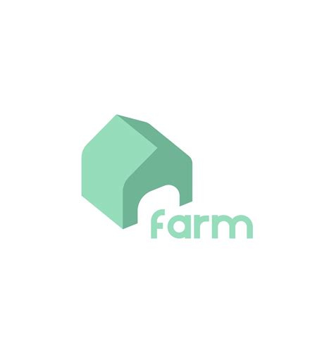 농장 창고 3d 로고 아이콘 일러스트 Ai 다운로드 로고요고