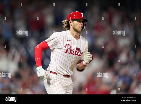 Philadelphia Phillies Alec Bohm Plays During A Baseball Game Tuesday