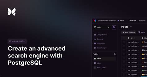 Cathartic Computing Club On Linkedin Create An Advanced Search Engine With Postgresql