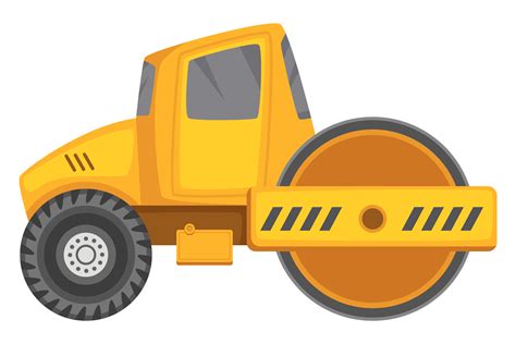 Road Roller Icon Heavy Construction Car Graphic By Onyxproj · Creative