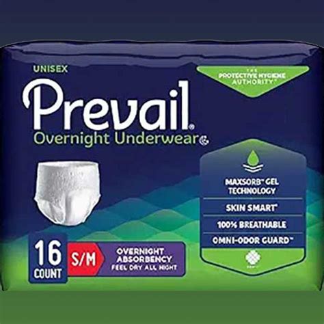Prevail Nu Fit Incontinence Adult Briefs Medium 16 Count The Kahen