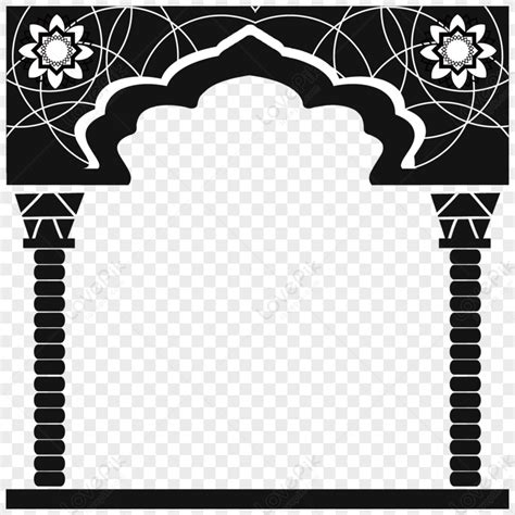 Border Design Png Black And White