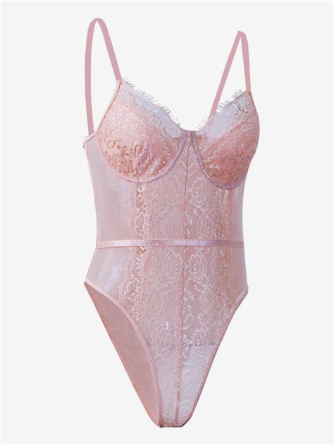 Teddies Lingerie Red Lace Sheer Sexy Teddies For Women