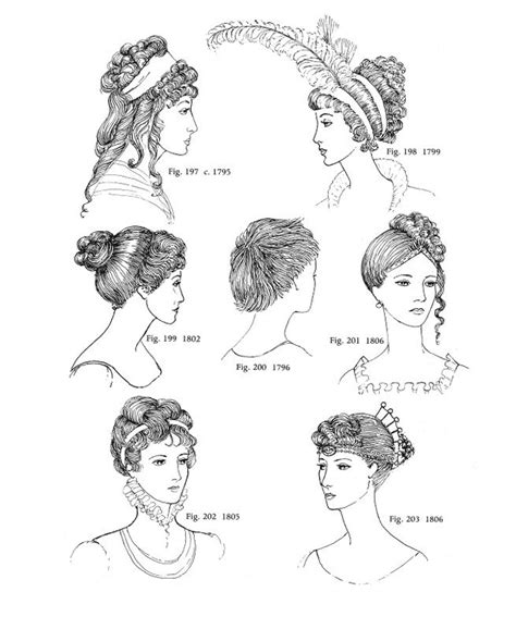 1795 1806 Regency Hairstyles Regency Evening Headwear Hairstyles
