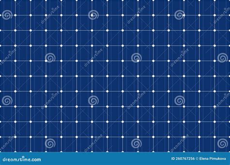 Solar Panel Grid Seamless Pattern Sun Electric Battery Texture Solar