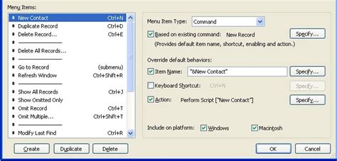 FileMaker Pros Custom Menus And The Status Toolbar