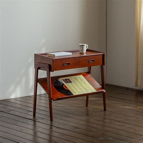 장미맨숀 리브 협탁 02 브라운 감도 깊은 취향 셀렉트샵 29cm