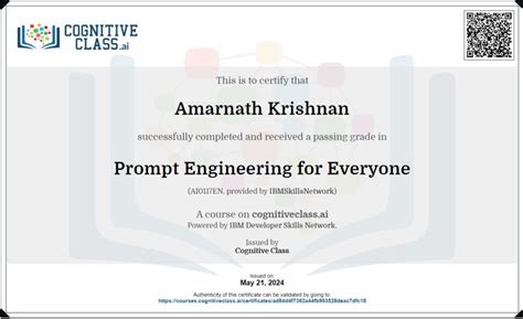 Amarnath Krishnan On Linkedin Im Happy To Share That Ive Obtained A New Certification Ibms