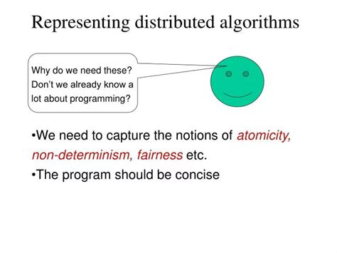 Ppt Representing Distributed Algorithms Powerpoint Presentation Free