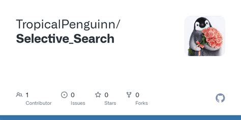 Github Tropicalpenguinnselectivesearch