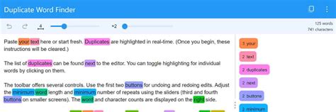 Duplicate Word Finder Bored Hoard