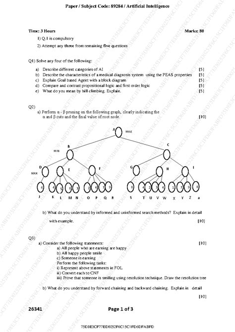 te comp sem6 ai may23 previous year question paper 26341 page 1 of 3 time 3 hours marks 80