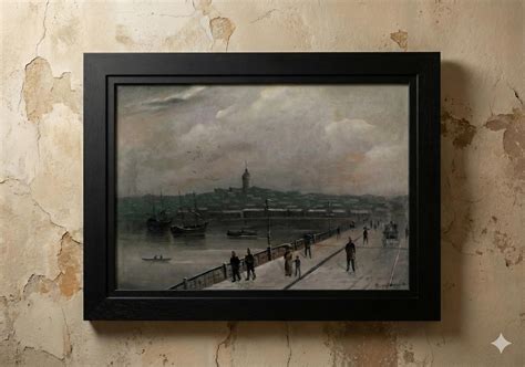 Vintage Galata Tower Istanbul Printable Wall Art Antique Turkish City