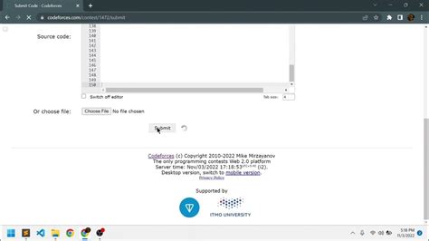 Codeforces Practice Competition Youtube