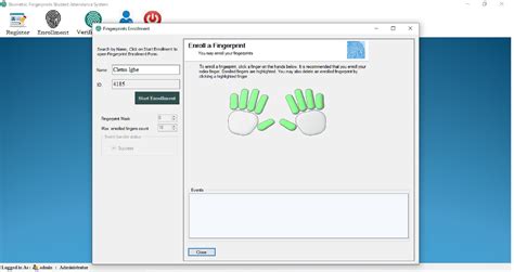 Biometric Fingerprint Student Attendance System In VB NET SQL Server