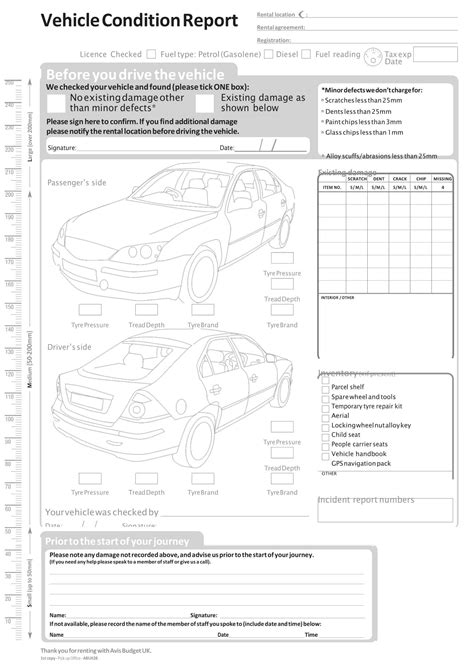 Free Printable Driver Vehicle Inspection Report Formvehicle Safety Checklist Printable