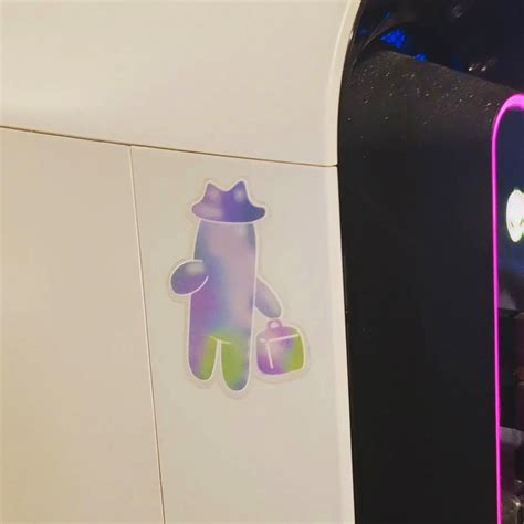 Bubble Buddy Clear Sticker Waterproof Spongebob Sticker Etsy