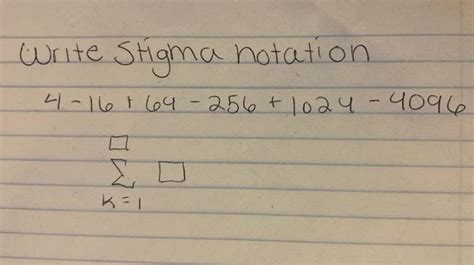 Solved Write Stigma notation ΣΟ και Chegg com