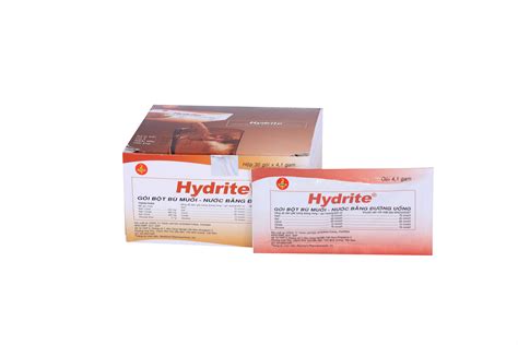 Thuốc Bột Bù Nước điện Giải Hydrite Hộp 30 Gói Giá Tốt Chính Hãng