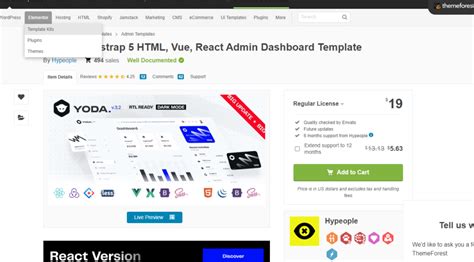 Share Yoda Bootstrap 5 Html Vue React Admin Dashboard Template