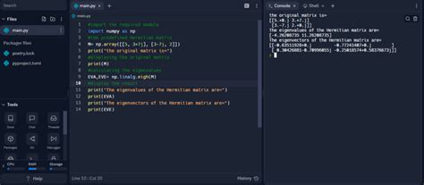 Numpy Linalgeigh Finding Eigenvalues And Vectors Of Symmetric