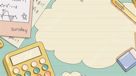 Pink Mathematics Eraser Education Ruler Cute Powerpoint Background For Free Download Slidesdocs